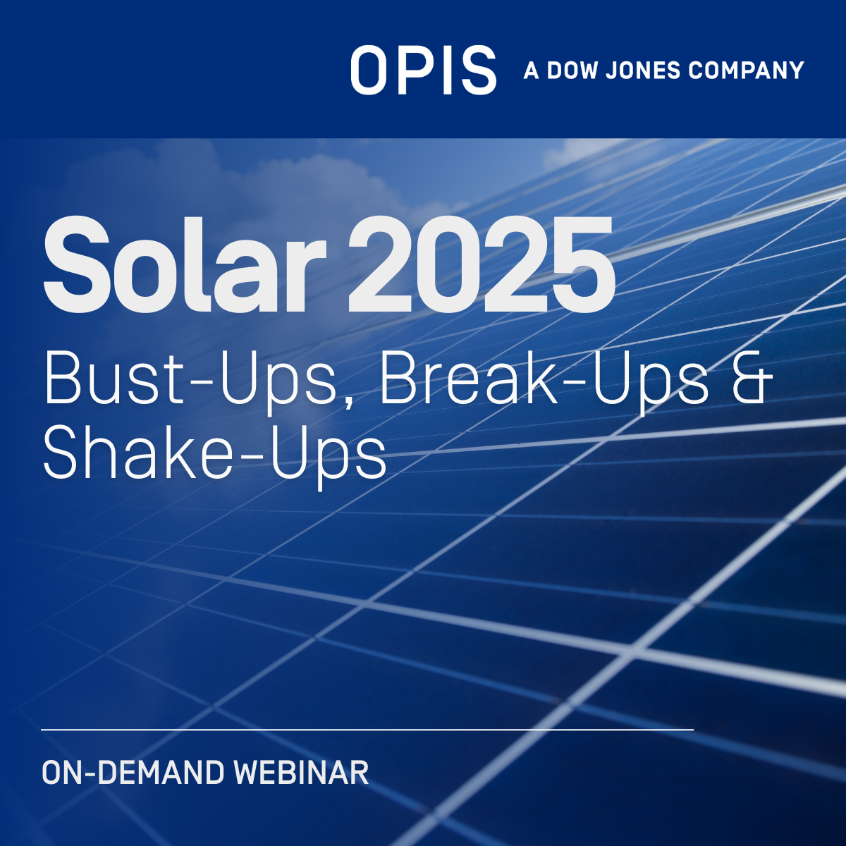 Solar 2025: Bust-Ups, Break-Ups and Shake-Ups | OPIS
