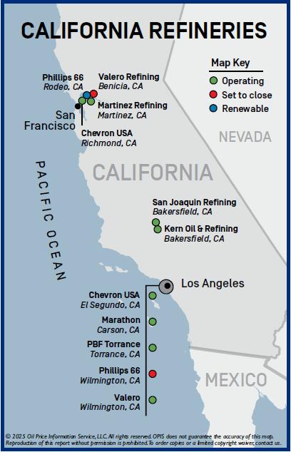 California Refinery Transitions | OPIS Insight